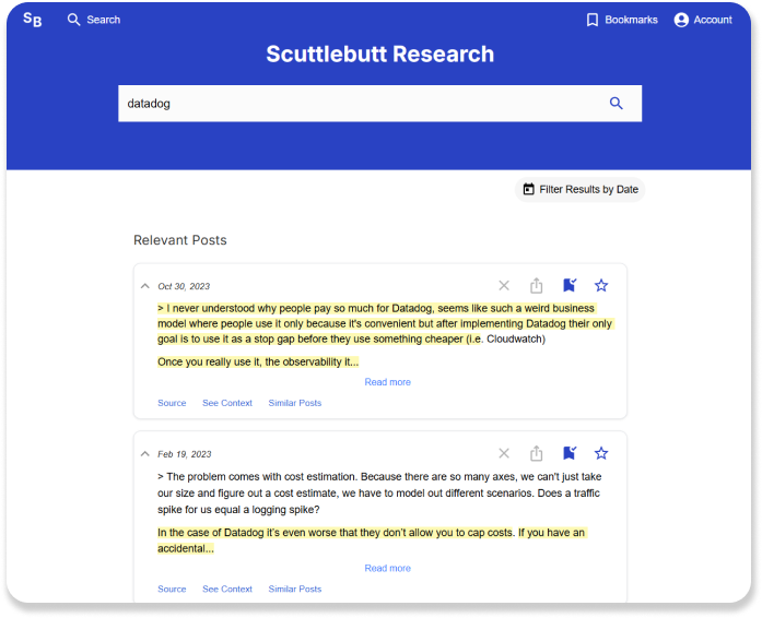 Scuttlebutt Research